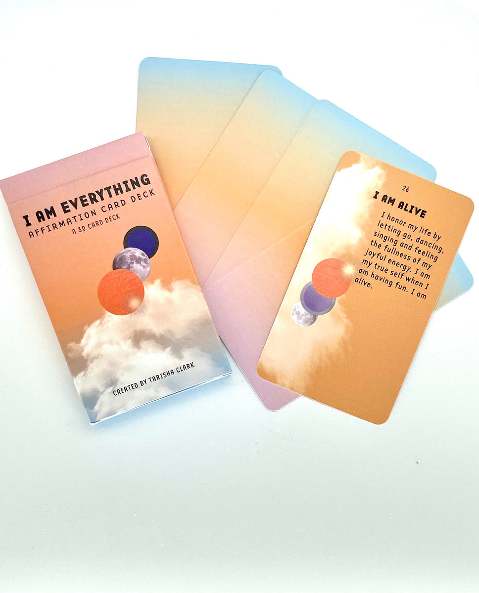 “I Am Everything” Affirmation Cards – Earth Toned
